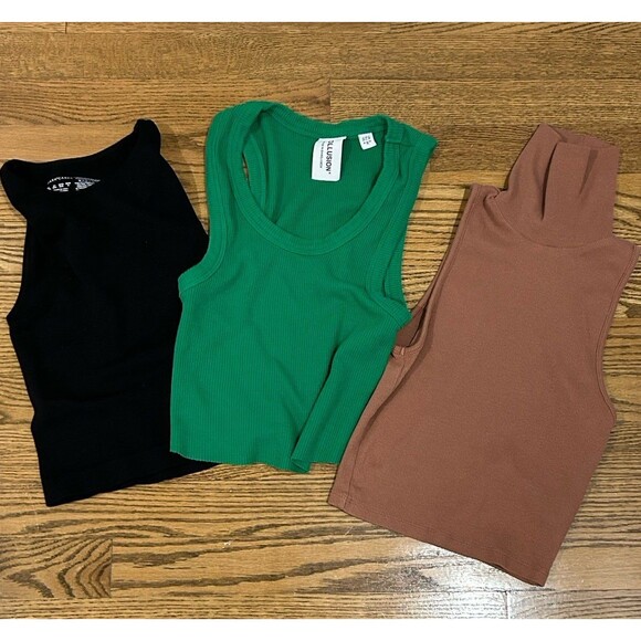 Zara | Tops | 3 Tiny Tank Bundle Small | Poshmark